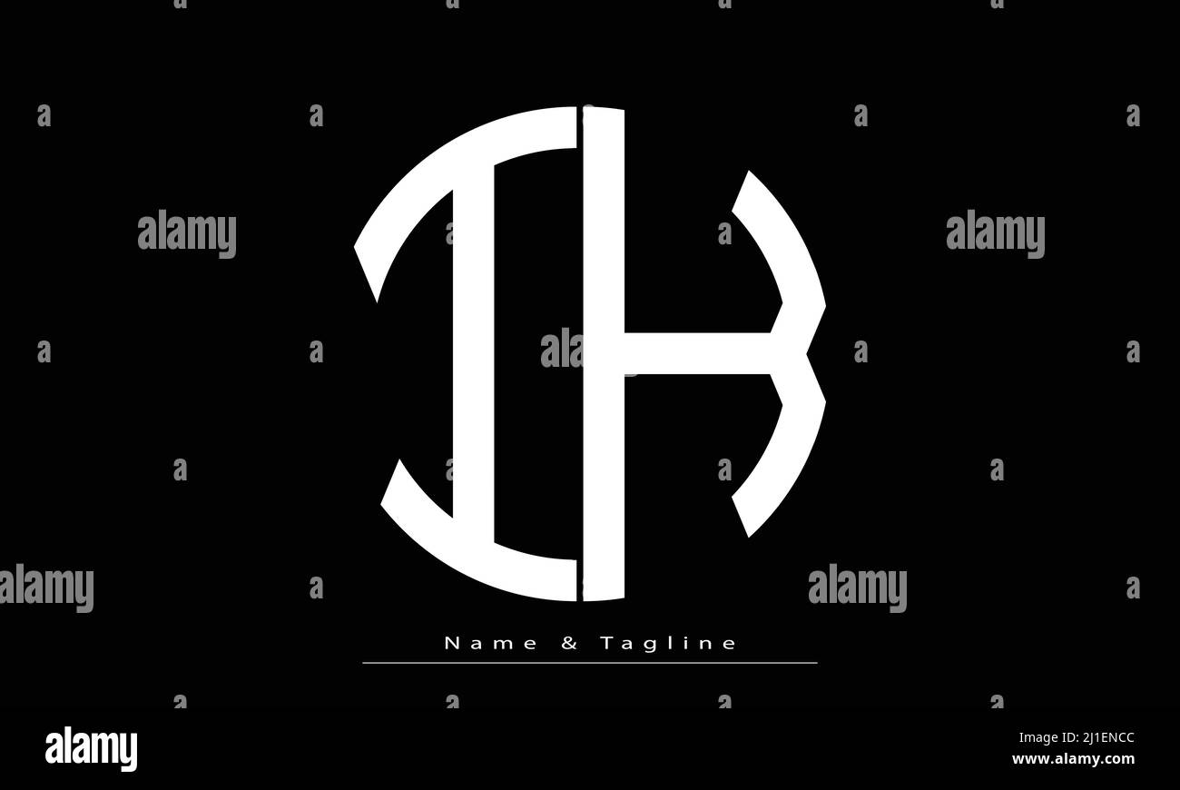 Ik initials logo Black and White Stock Photos & Images - Alamy