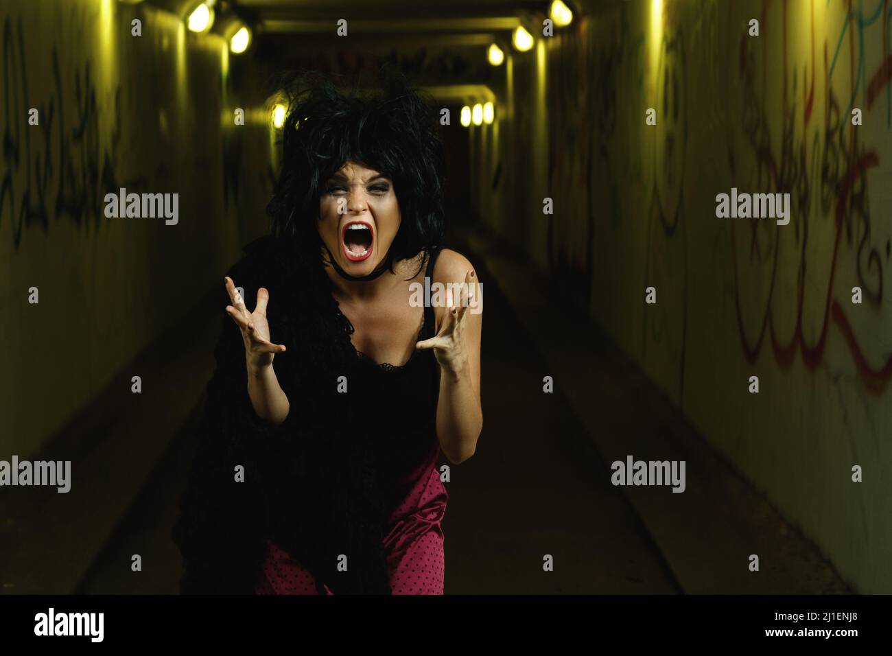 Freaky girl hi-res stock photography and images - Alamy