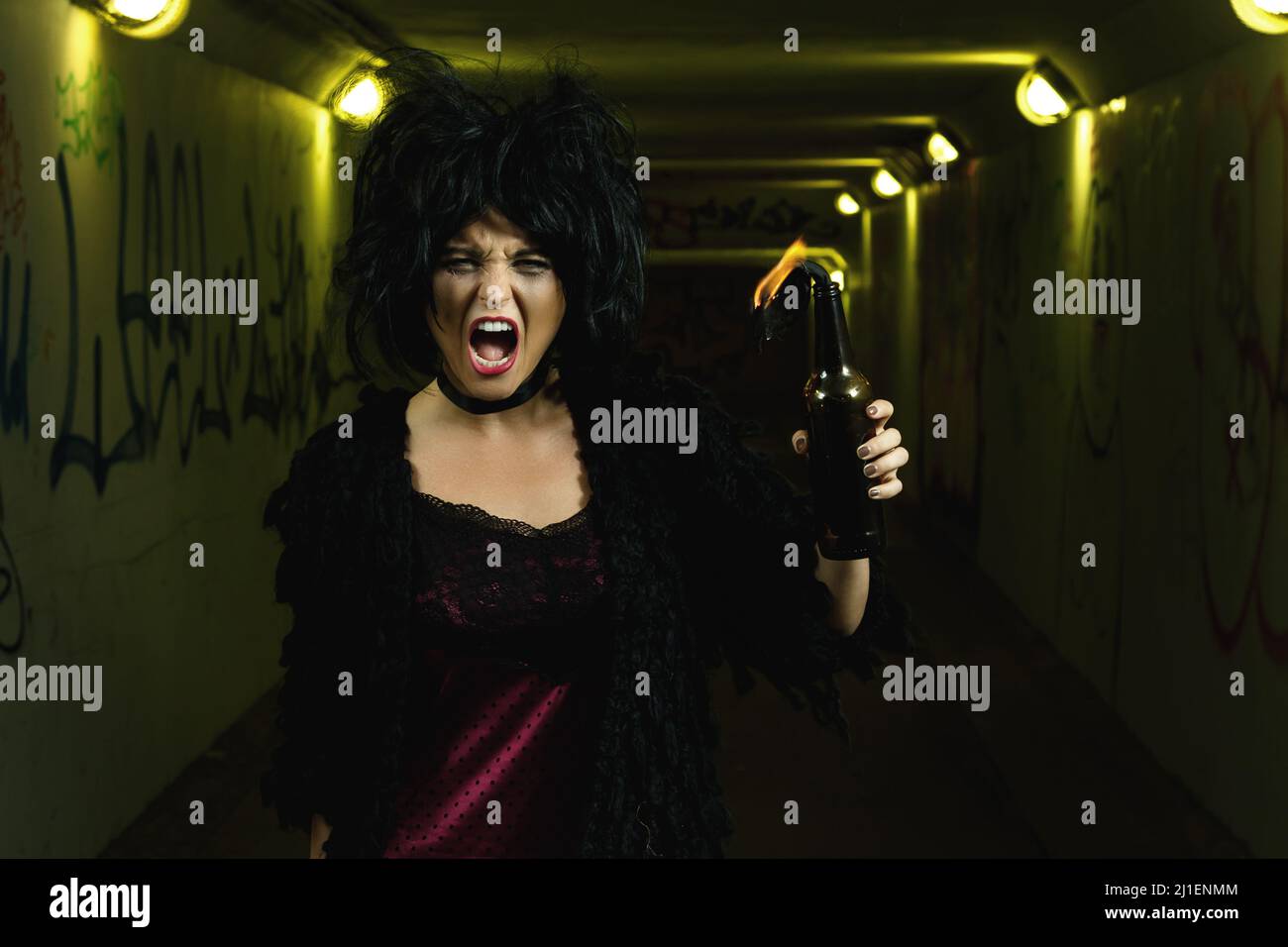 Petrol bomb woman hi-res stock photography and images - Alamy