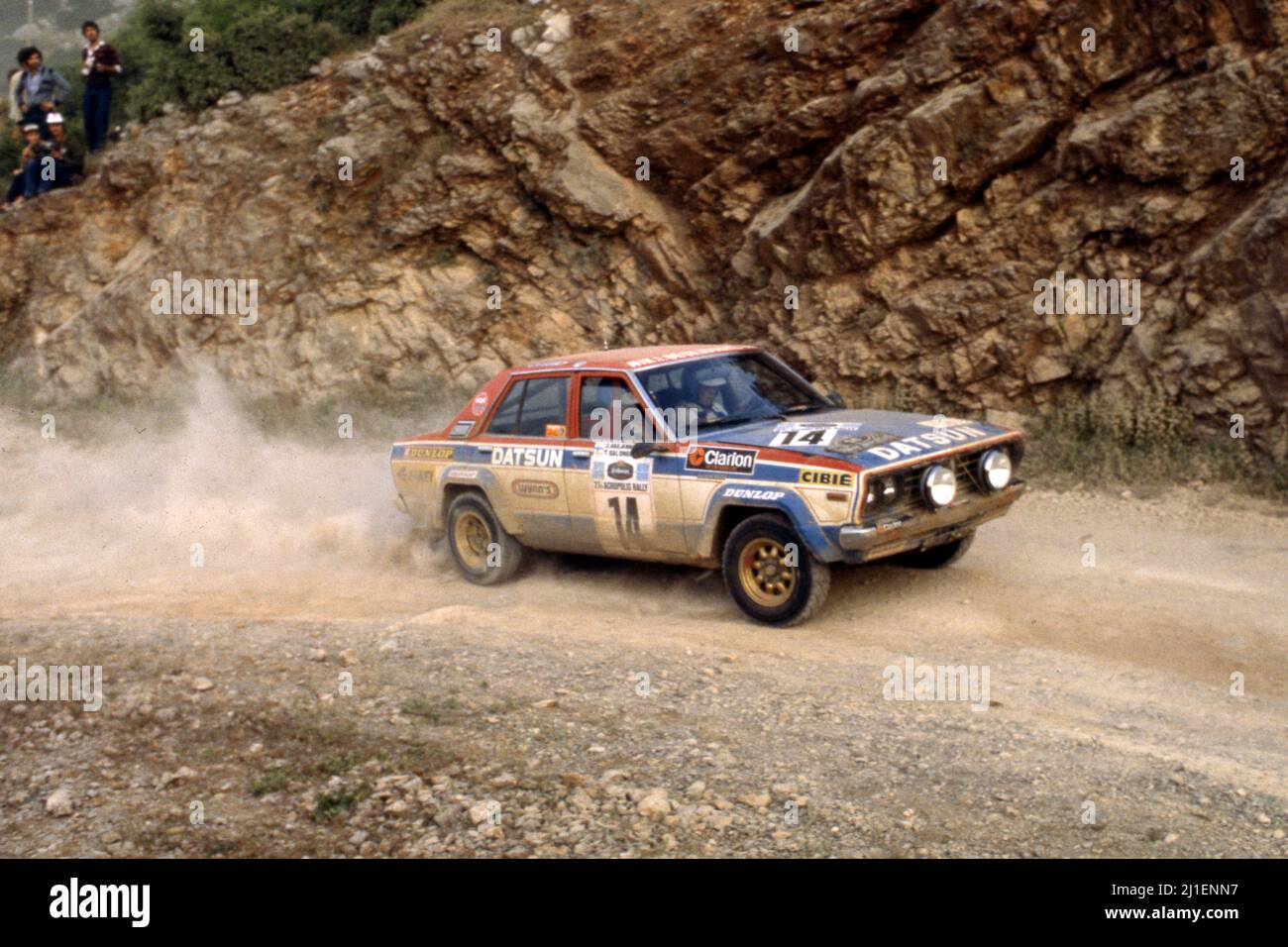 Timo Salonen (FIN) Seppo Harjanne (FIN) Datsun 160J Gr2 NI Theocharakis ...