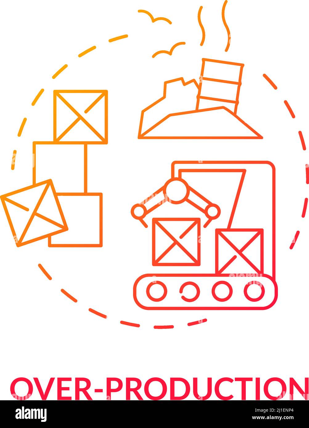 Waste surplus Stock Vector Images - Alamy