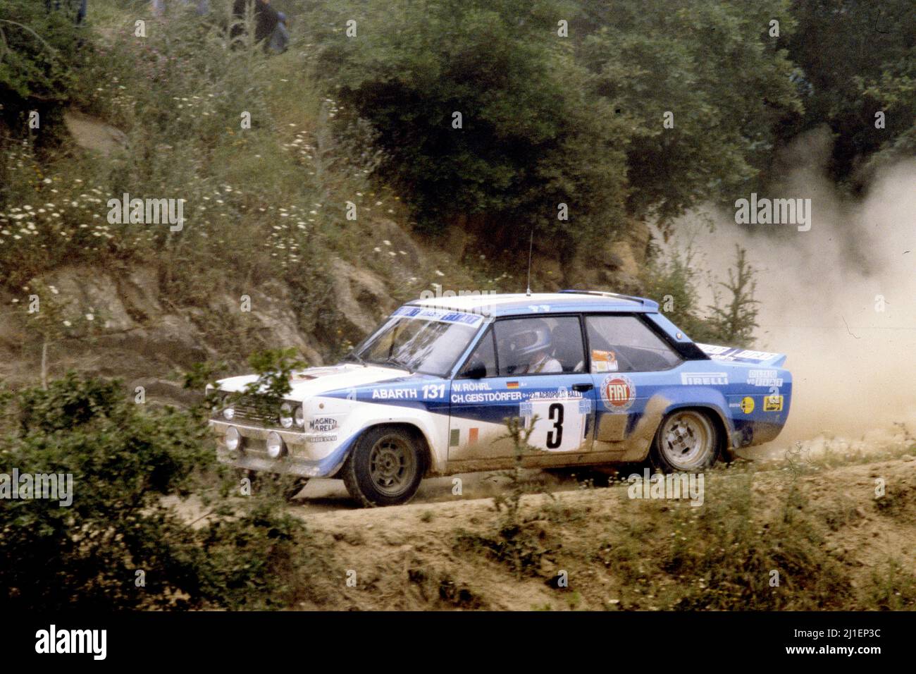 Walter Rohrl (GER) Christian Geistdorfer (GER) Fiat 131 Abarth Gr4 Fiat ...
