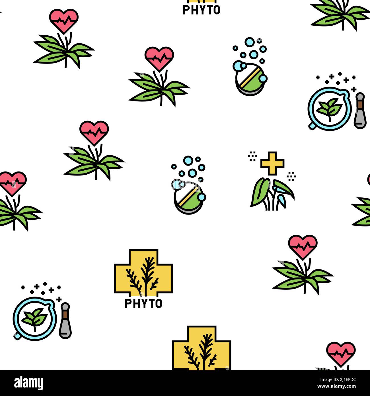 Natural plant heartbeat phytotherapy hi-res stock photography and ...