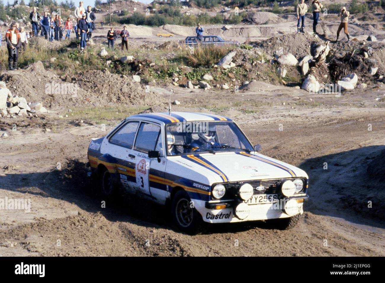 Ari Vatanen (FIN) David Richards (GBR) Ford Escort Rs Gr4 David Sutton ...
