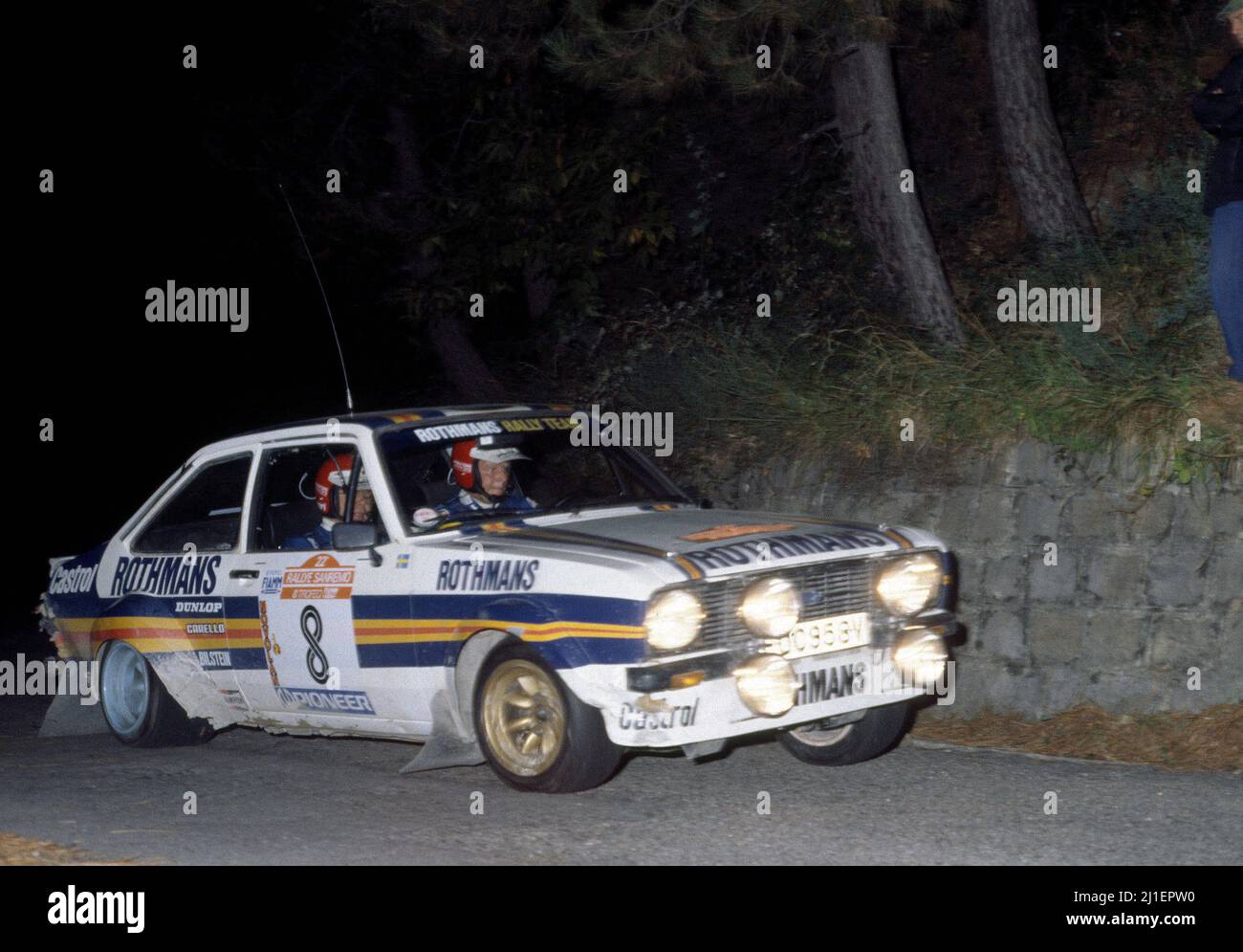 Hannu Mikkola (FIN) Arne Hertz (SWE) Ford Escort Rs Gr4 Rothmans Rally ...