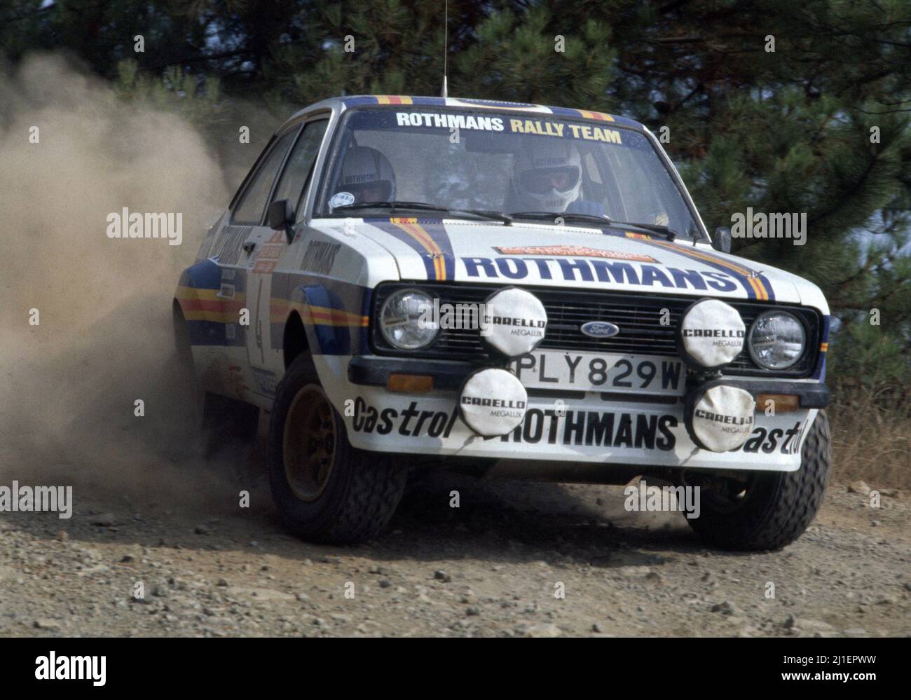Ari Vatanen (FIN) David Richards (GBR) Ford Escort Rs Gr4 Rothmans ...