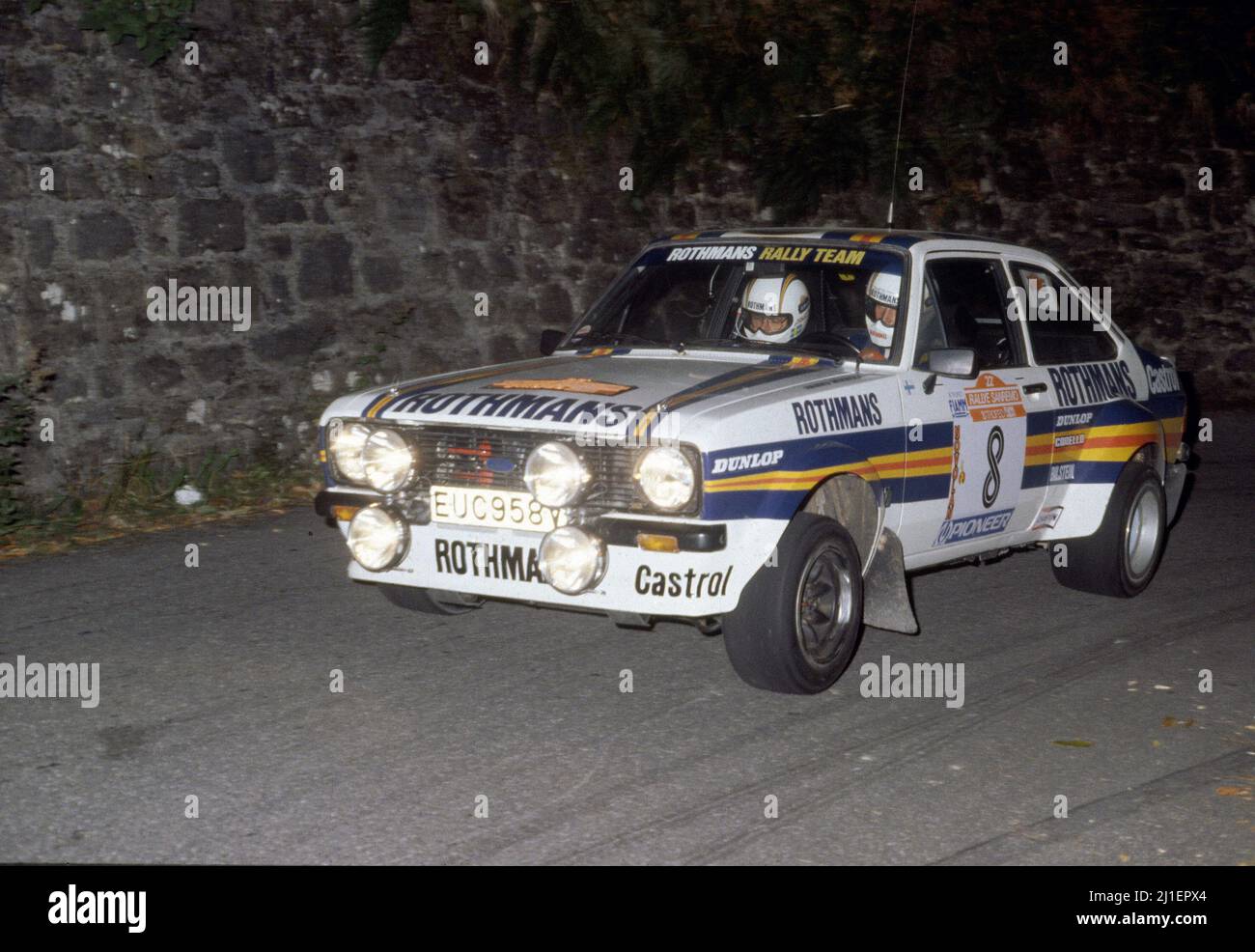 Hannu Mikkola (FIN) Arne Hertz (SWE) Ford Escort Rs Gr4 Rothmans Rally ...