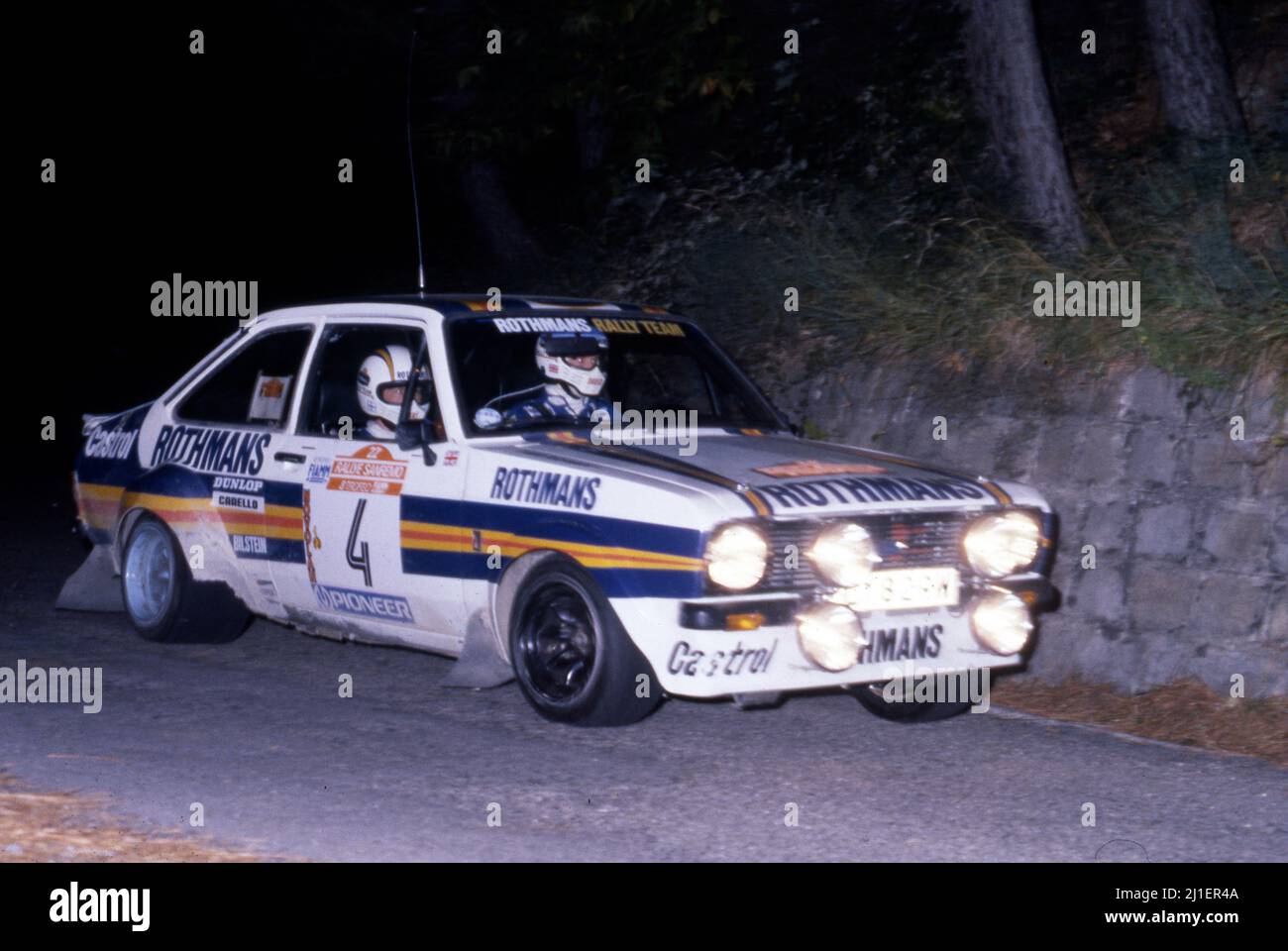 Ari Vatanen (FIN) David Richards (GBR) Ford Escort Rs Gr4 Rothmans ...