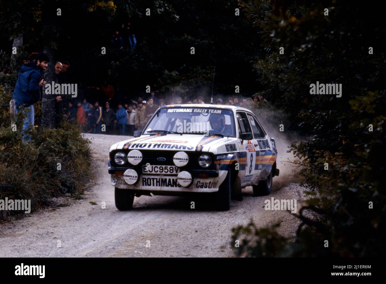Hannu Mikkola (FIN) Arne Hertz (SWE) Ford Escort Rs Gr4 Rothmans Rally ...