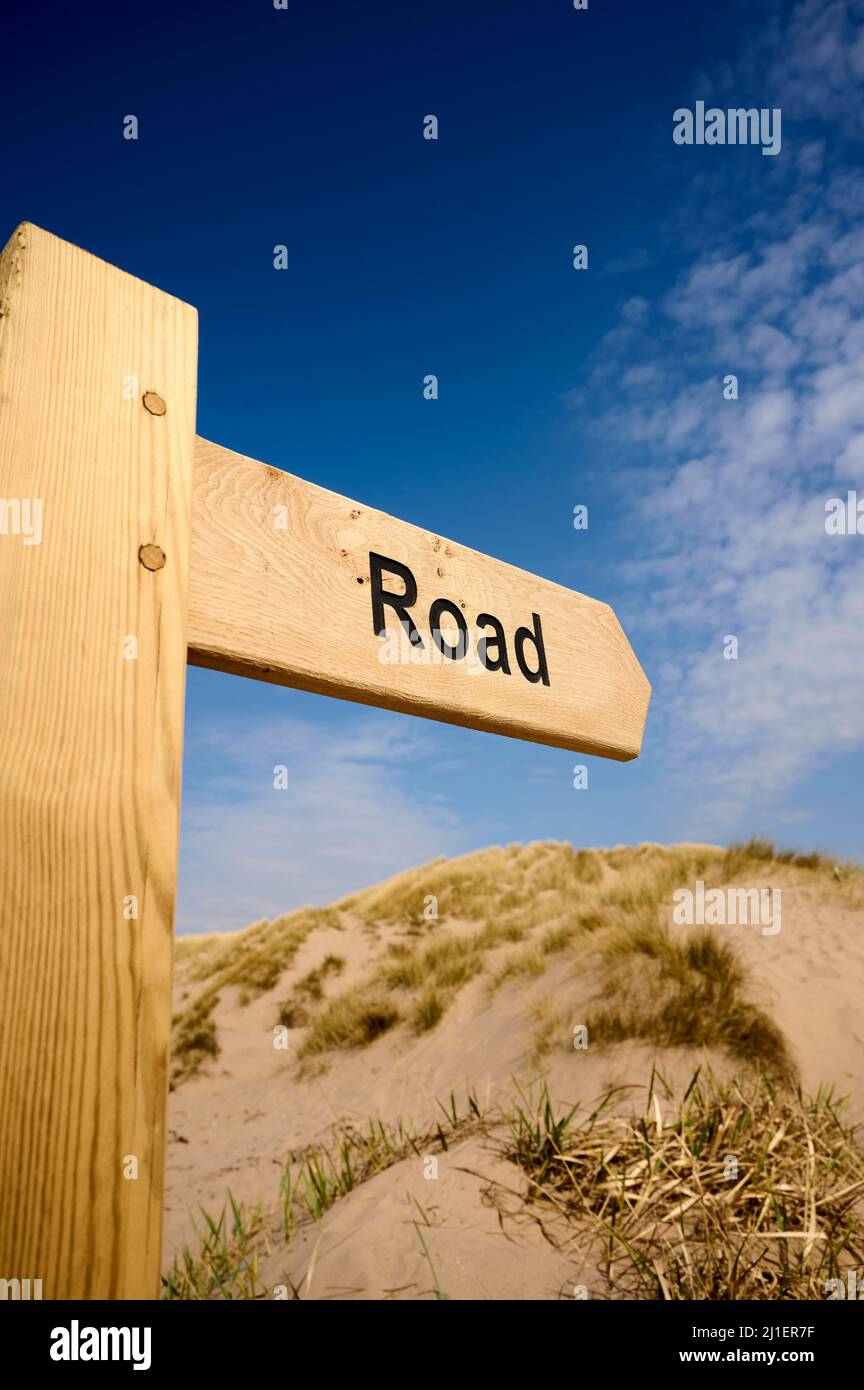 Marram road hi-res stock photography and images - Alamy