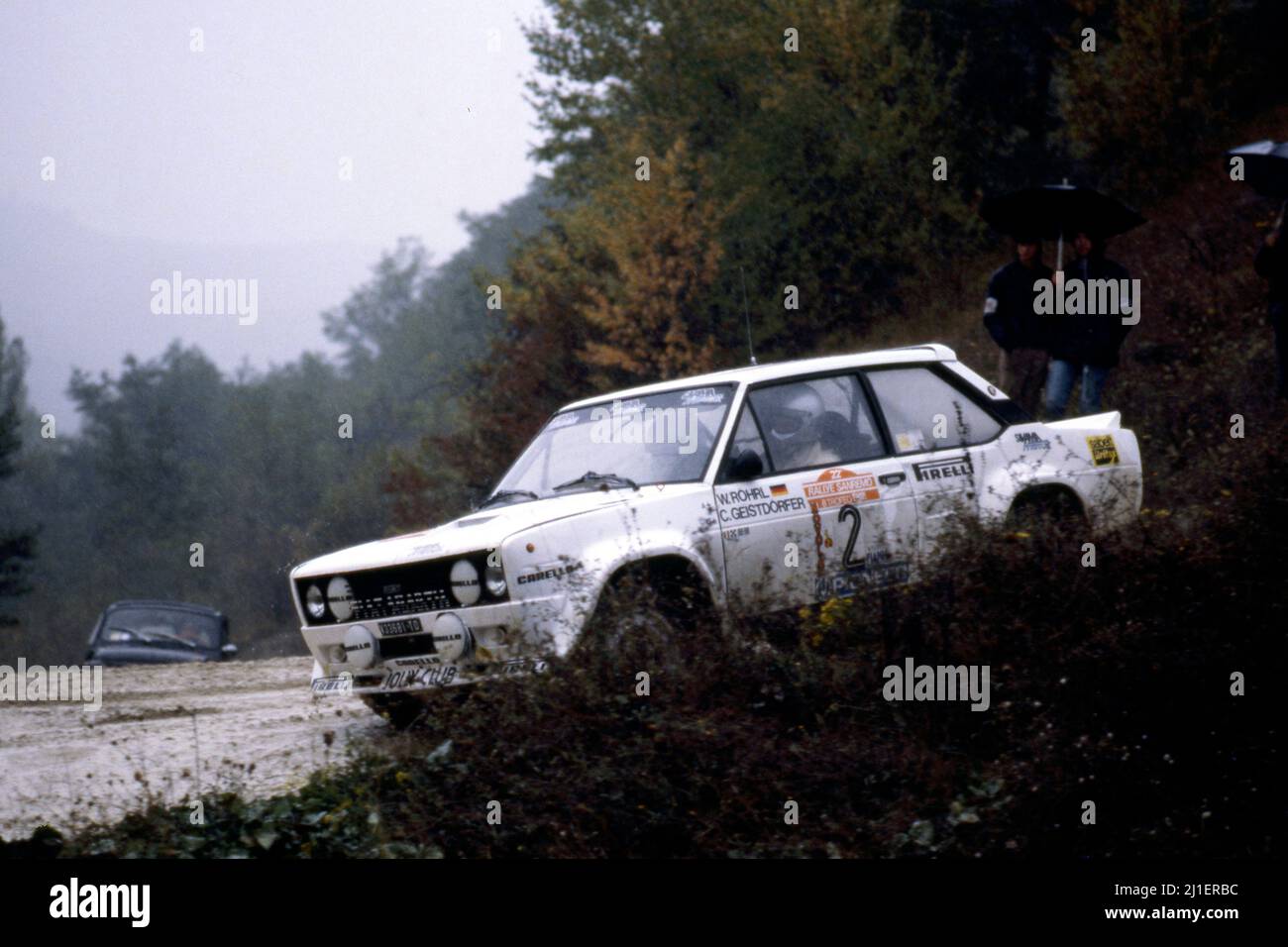 Walter Rohrl (GER) Christian Geistdorfer (GER) Fiat 131 Abarth Gr4 ...
