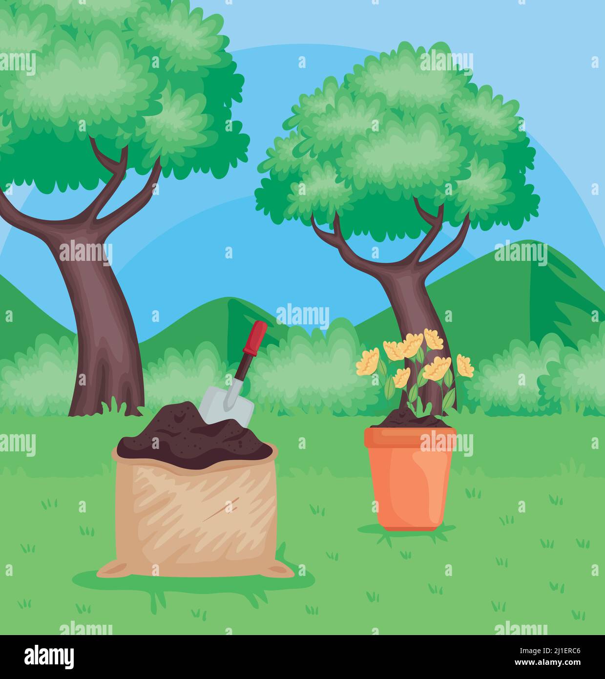 Houseplant fertilizer Stock Vector Images - Alamy