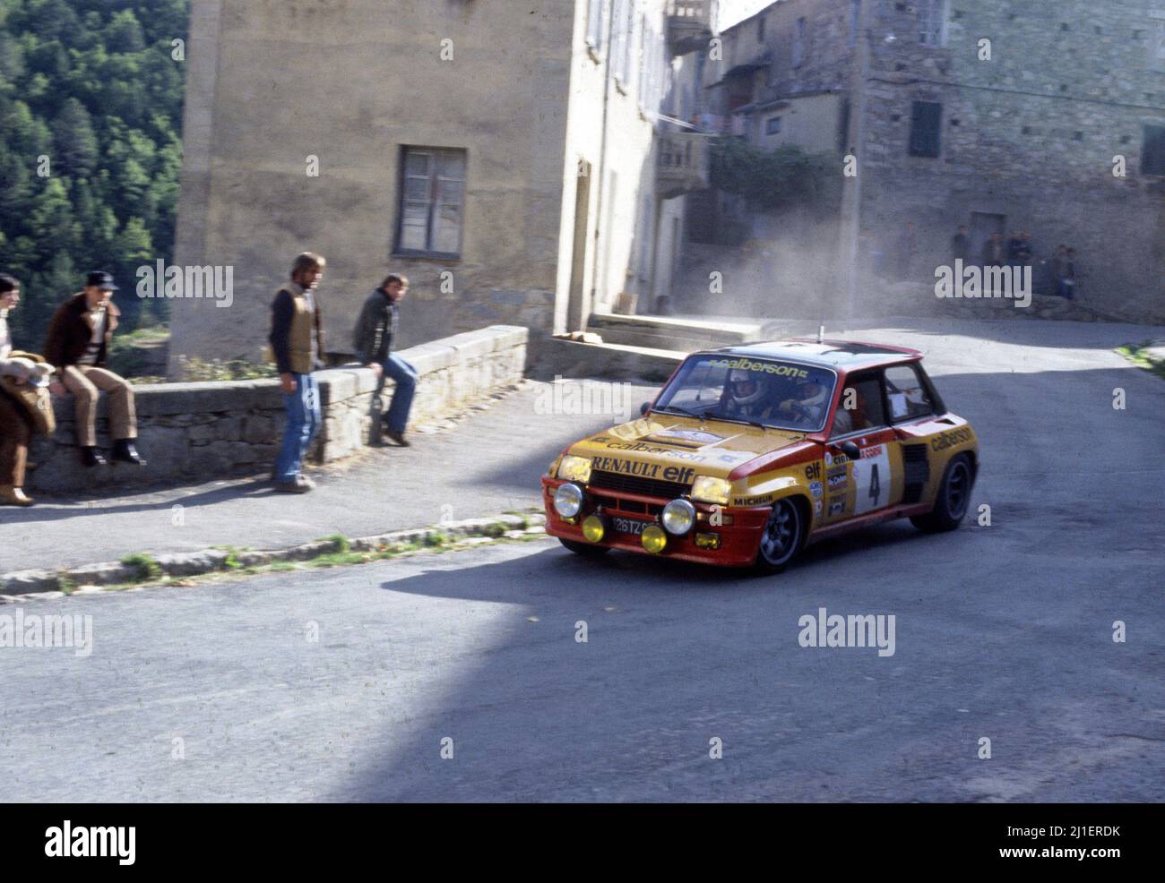 Jean Ragnotti (FRA) Jean Marc Andrie'(FRA) Renault 5 Turbo Gr4 Renault ...