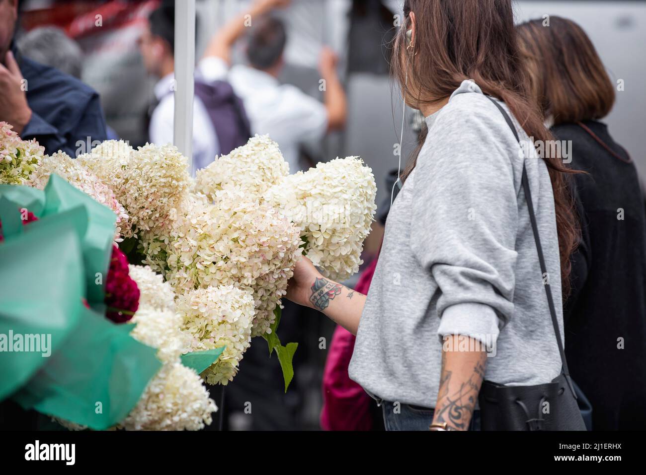 Sunday scenes from the Union Square Farmer's Market in New York City ...
