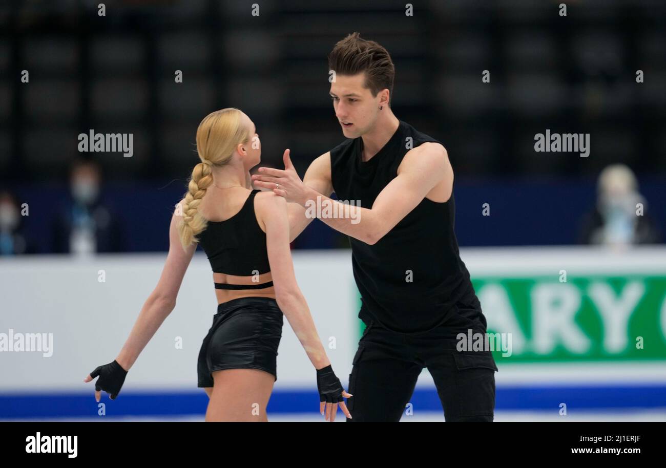 Sud de France Arena, Montpellier, France. 25th Mar, 2022. Mariia ...