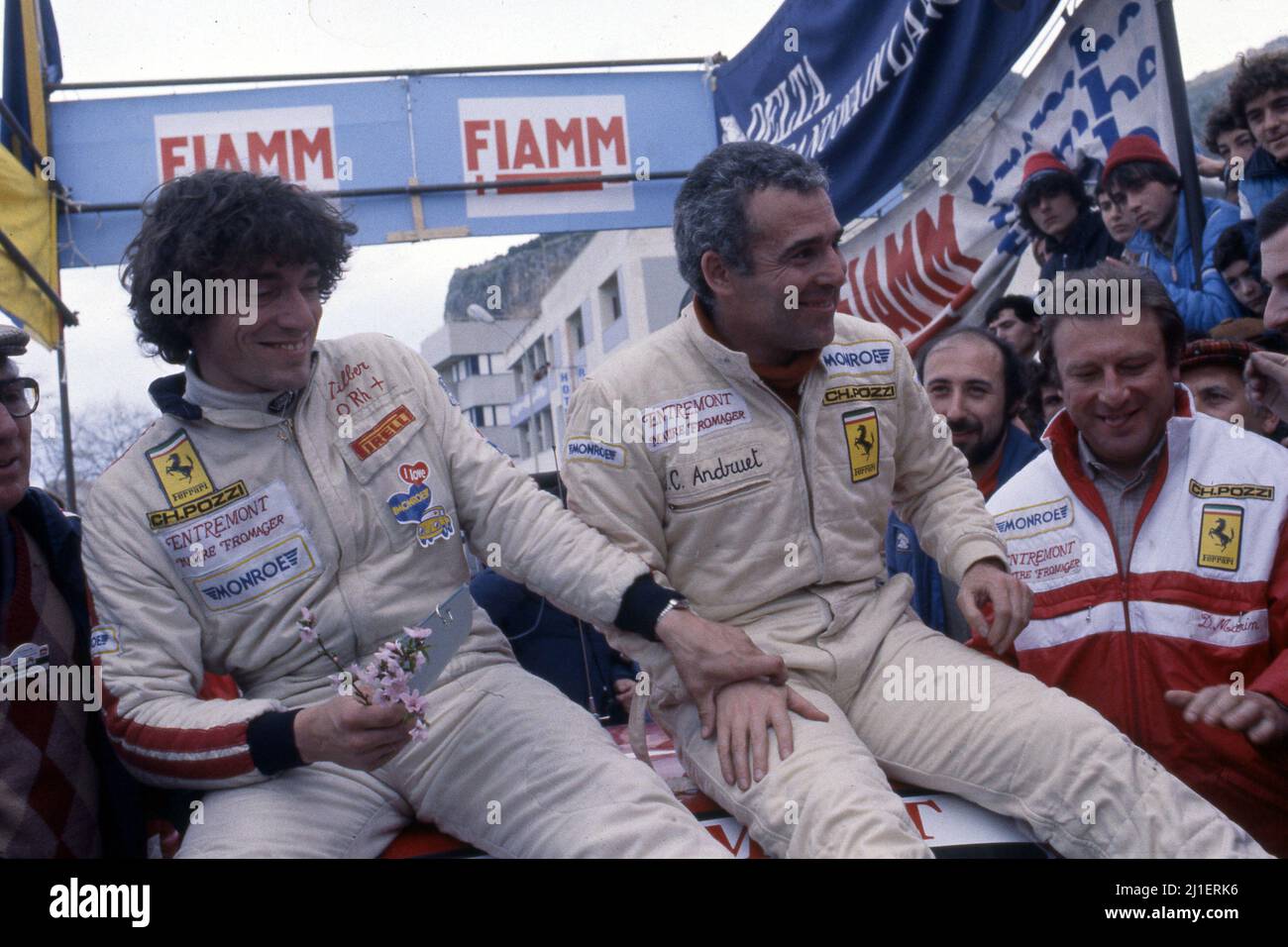 Jean Claude Andruet (FRA) Christian Tilber Gilbert (FRA) Ferrari 308 ... Jean Claude Andruet (FRA) Christian Tilber Gilbert (FRA) Ferrari 308 ...