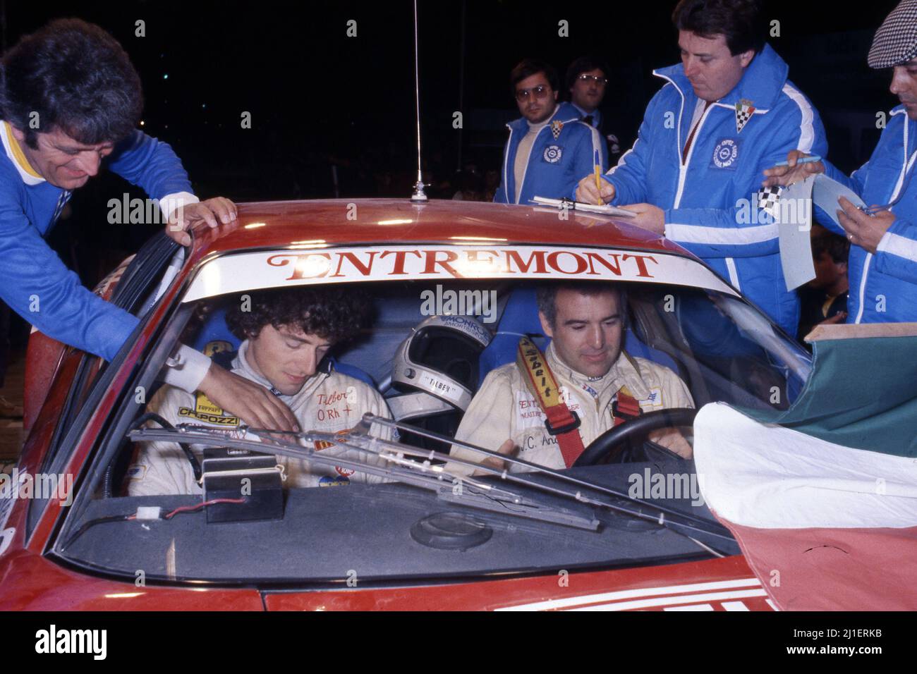 Jean Claude Andruet (FRA) Christian Tilber Gilbert (FRA) Ferrari 308 ... Jean Claude Andruet (FRA) Christian Tilber Gilbert (FRA) Ferrari 308 ...