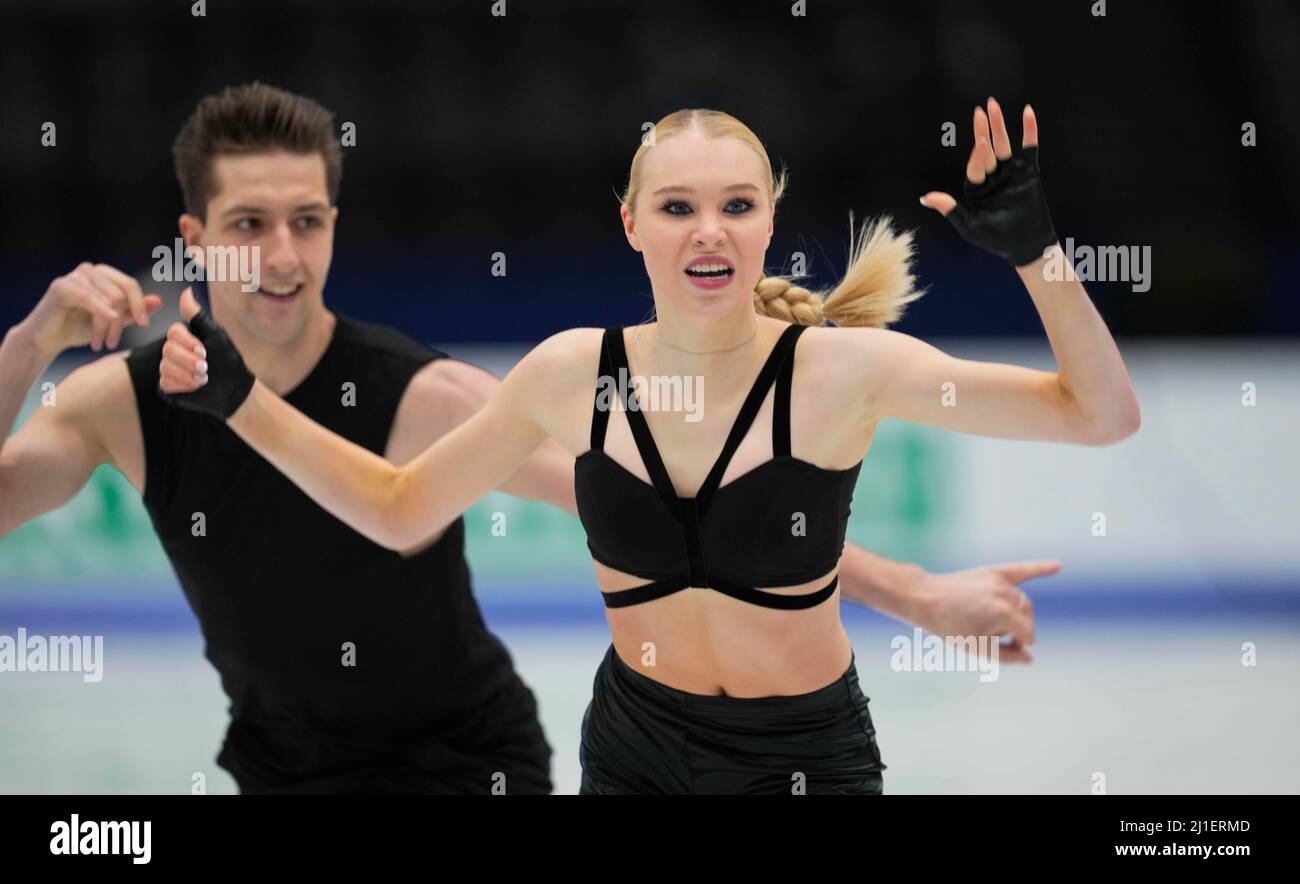 Sud de France Arena, Montpellier, France. 25th Mar, 2022. Mariia ...