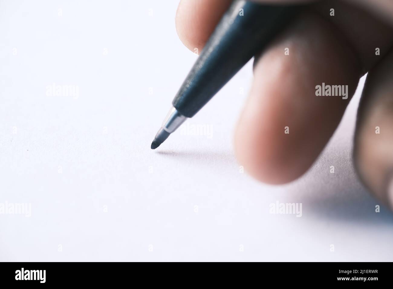 Man hand writing on hi-res stock photography and images - Alamy