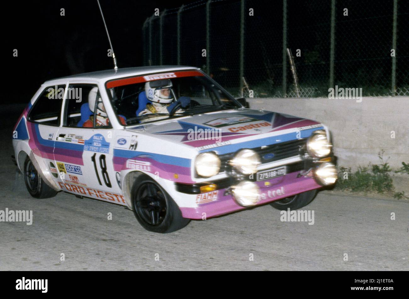 Gianfranco Cunico (ITA) Massimo Max Sghedoni (ITA) Ford Fiesta 1600 Gr2 ...