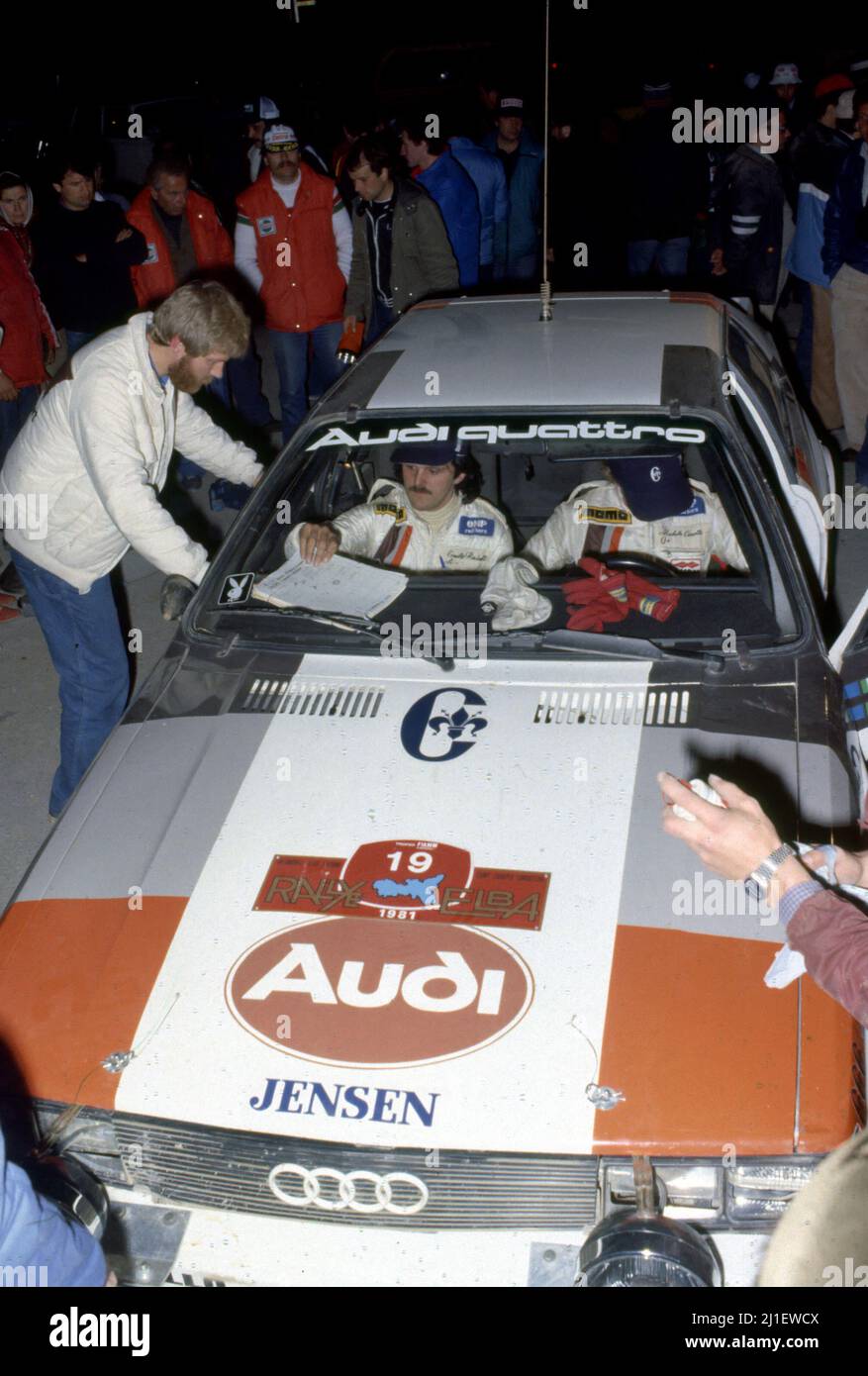 Michele Cinotto (ITA) Emilio Radaelli (ITA) Audi Quattro Gr4 Audi Sport ...