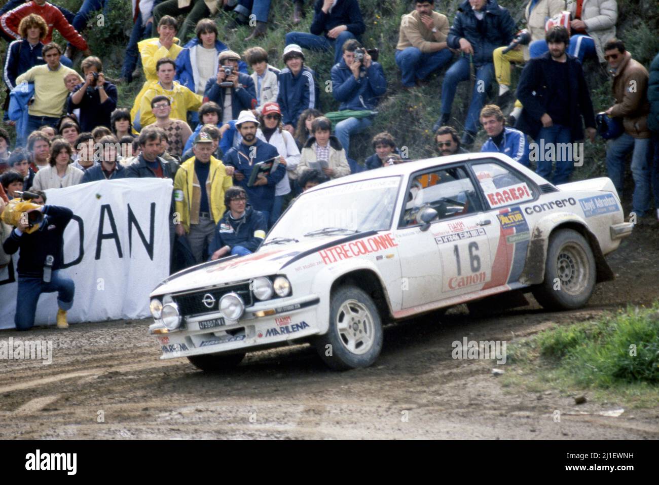 Massimo Miki Biasion (ITA) Tiziano Siviero (ITA) Opel Ascona 400 Gr4 ...