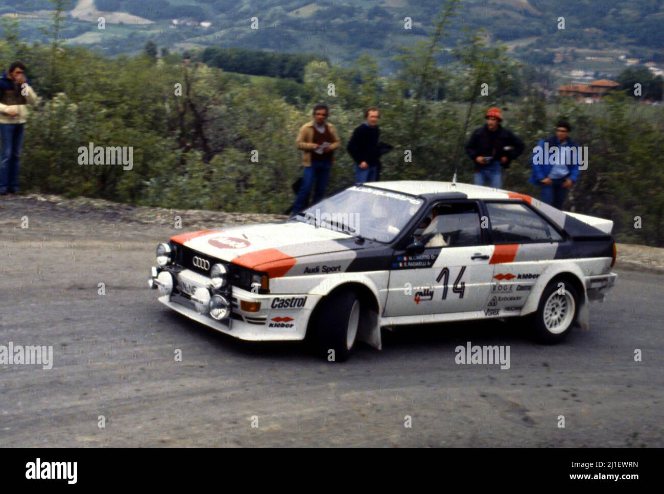 Michele Cinotto (ITA) Emilio Radaelli (ITA) Audi Quattro Gr4 Audi Sport ...