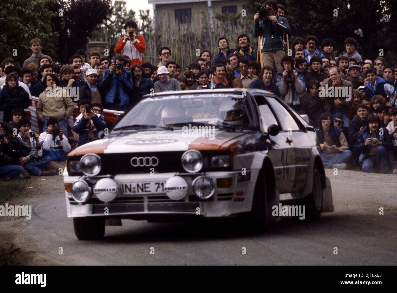 Michele Cinotto (ITA) Emilio Radaelli (ITA) Audi Quattro Gr4 Audi Sport ...