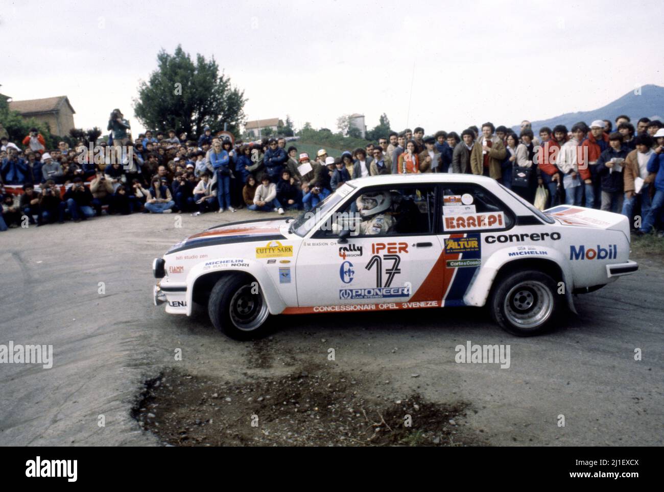 Massimo Miki Biasion (ITA) Tiziano Siviero (ITA) Opel Ascona 400 Gr4 ...