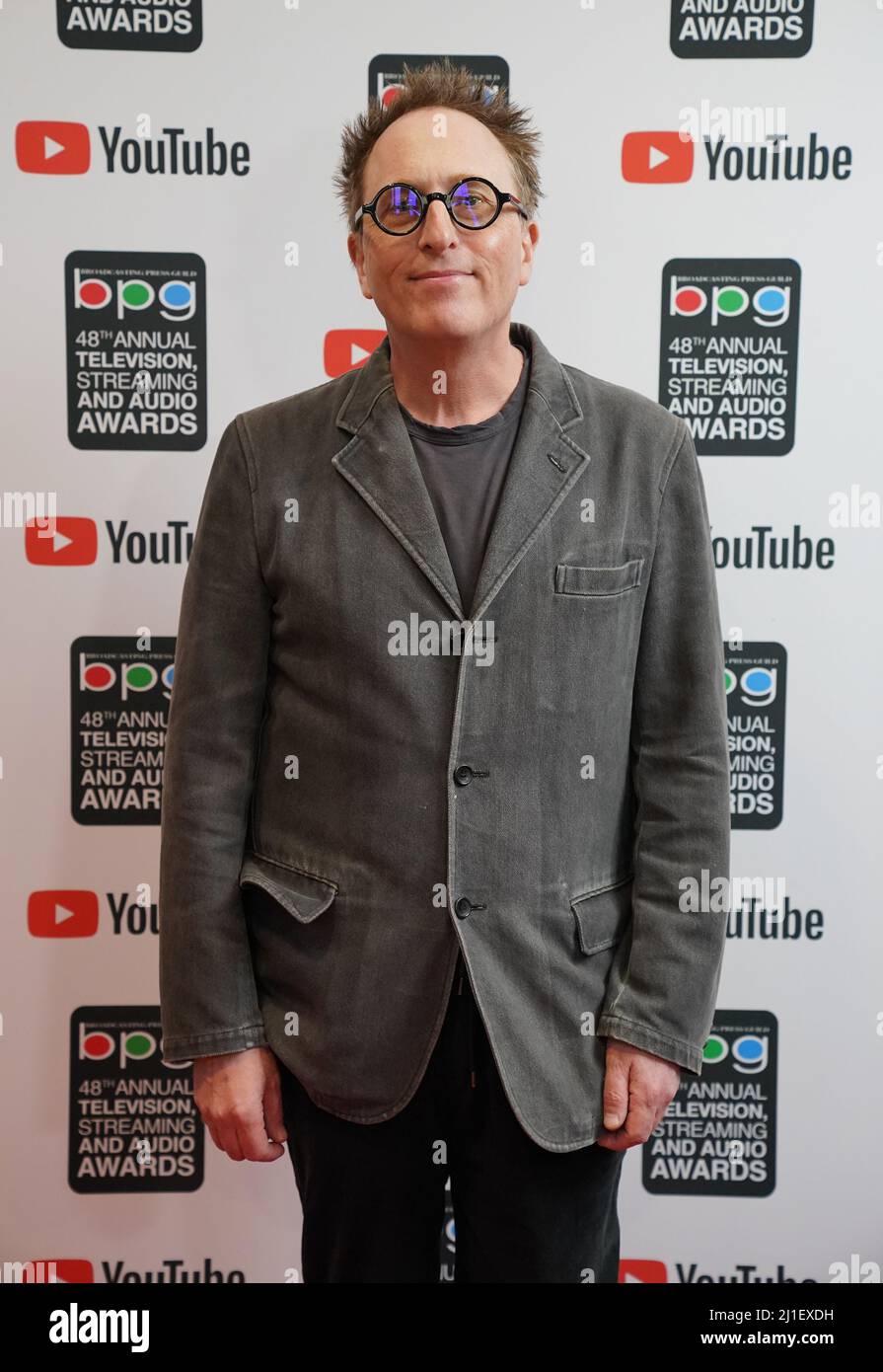 Jon Ronson arrives for the Broadcasting Press Guild Awards at the ...