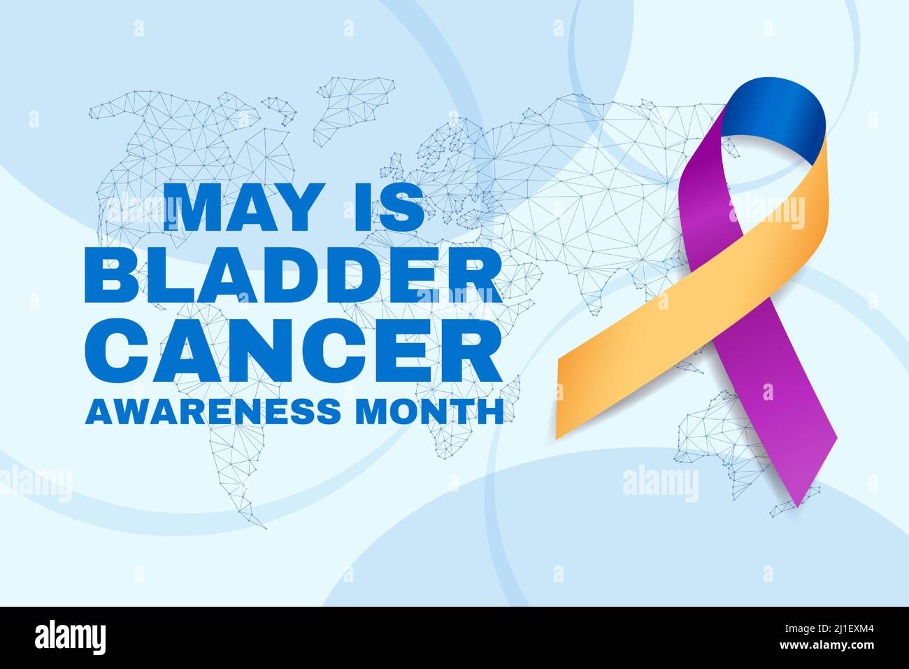 Bladder cancer awareness month concept. Vector illustration Stock ...
