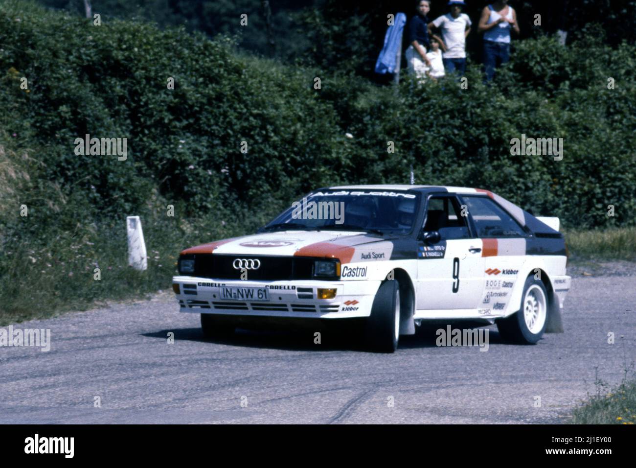 Michele Cinotto (ITA) Emilio Radaelli (ITA) Audi Quattro Gr4 Audi Sport ...
