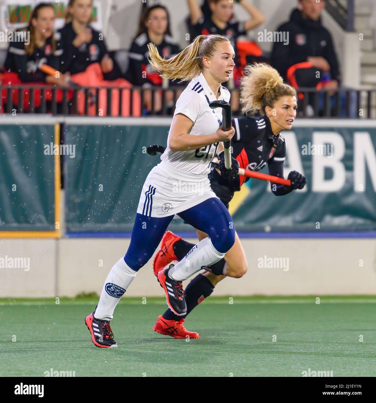 Amstelveen, 24-03-2022, Wagener Stadion, Hockey Hoofdklasse Dames ...