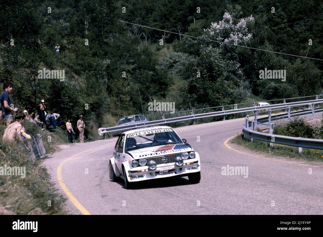 Massimo Miki Biasion (ITA) Tiziano Siviero (ITA) Opel Ascona 400 Gr4 ...