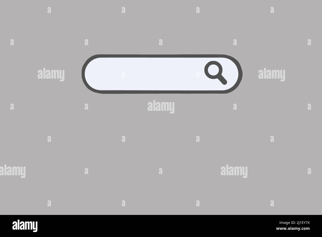 Blank search bar on a gray background with copy space Stock Photo - Alamy