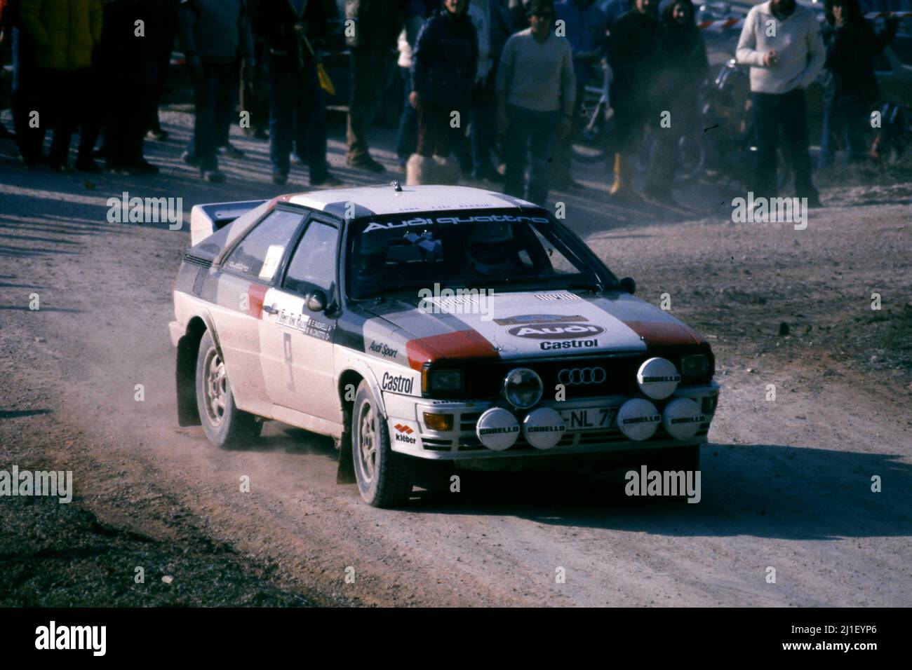 Michele Cinotto (ITA) Emilio Radaelli (ITA) Audi Quattro Gr4 Audi Sport ...