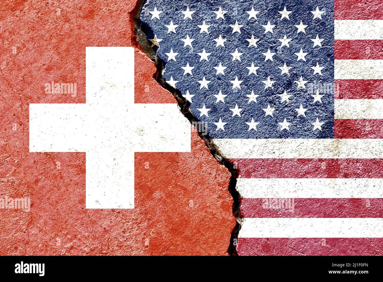abstract Swiss US politics economy relationship friendship divided ...