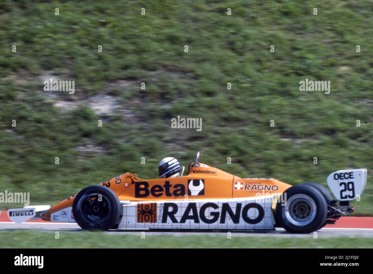 Riccardo Patrese (ITA) Arrows A3 Ford Cosworth Arrows Racing Team Stock Photo - Alamy