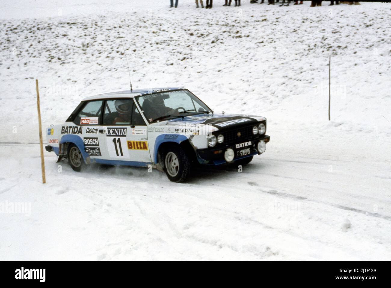 Wilfried Wiedner (AUT) Franz Zehetner (AUT) Fiat 131 Racing Gr2 Stock ...
