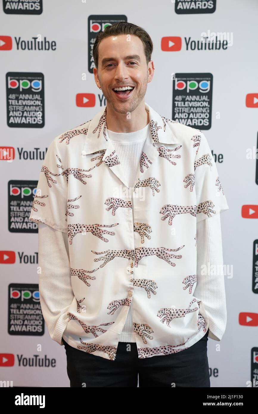 Timothy Renouf arrives for the Broadcasting Press Guild Awards at the ...