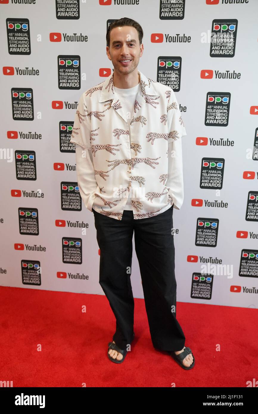 Timothy Renouf arrives for the Broadcasting Press Guild Awards at the ...