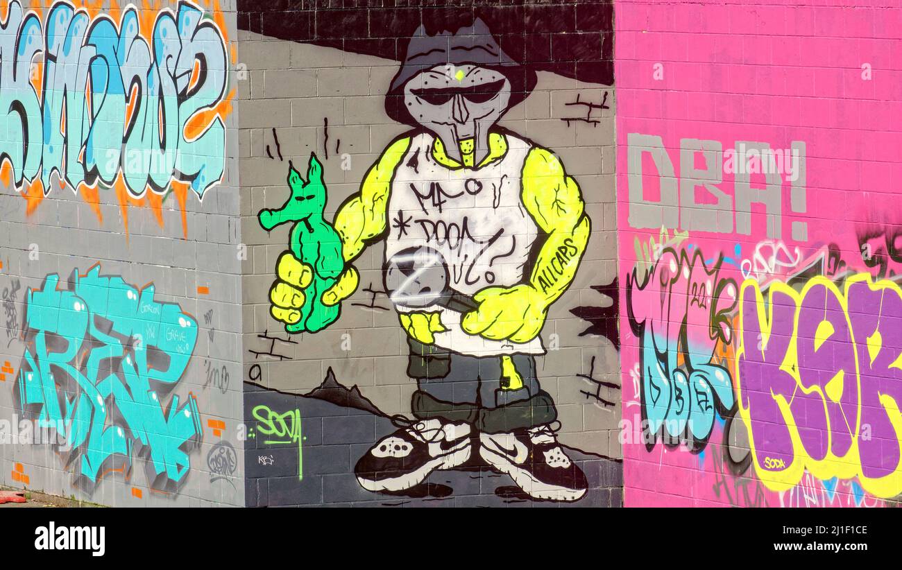 Glasgow, Scotland, UK 25th March, 2022. Pro Russian Z graffiti appeared ...