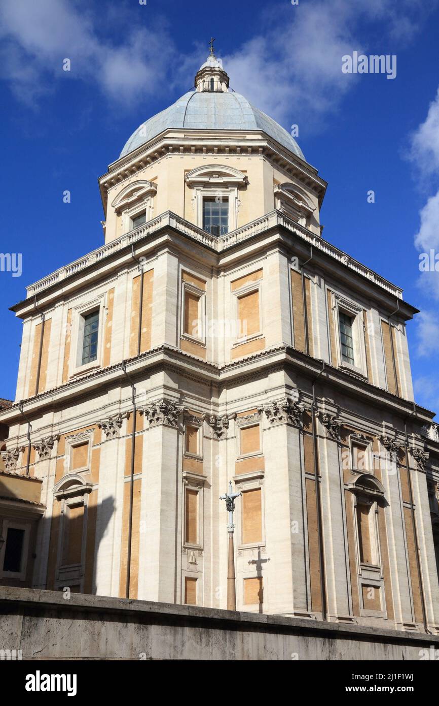 Basilica Santa Maria Maggiore in Esquilino district of Rome, Italy ...