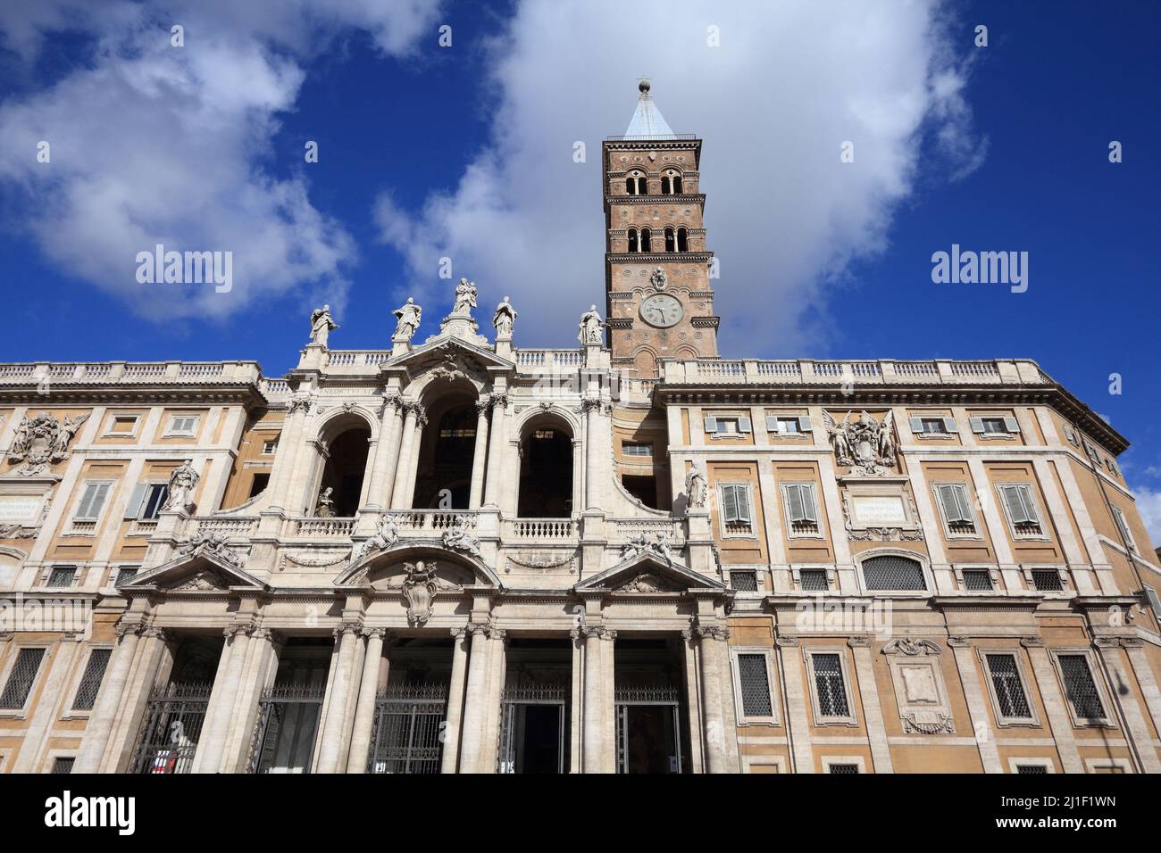 Basilica Santa Maria Maggiore in Esquilino district of Rome, Italy ...
