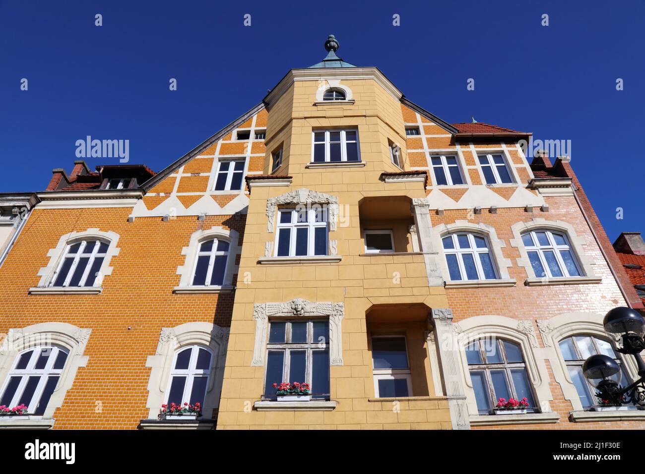 Mikolow city in Poland. Rynek town square architecture Stock Photo - Alamy