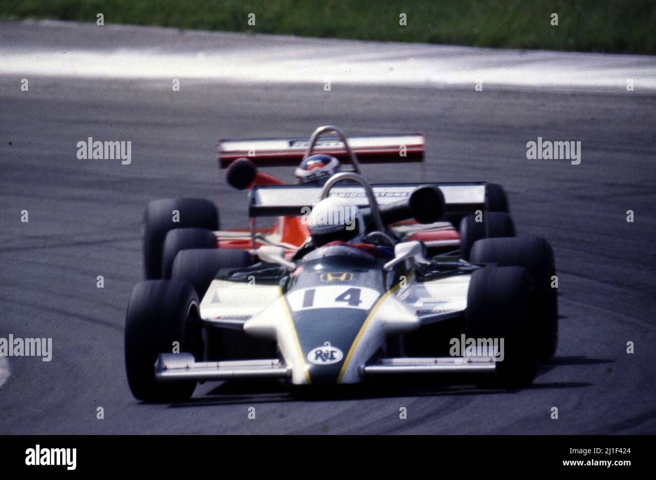 Geoff Lees (GBR) Ralt RH6/81 Honda 2nd position Stock Photo - Alamy