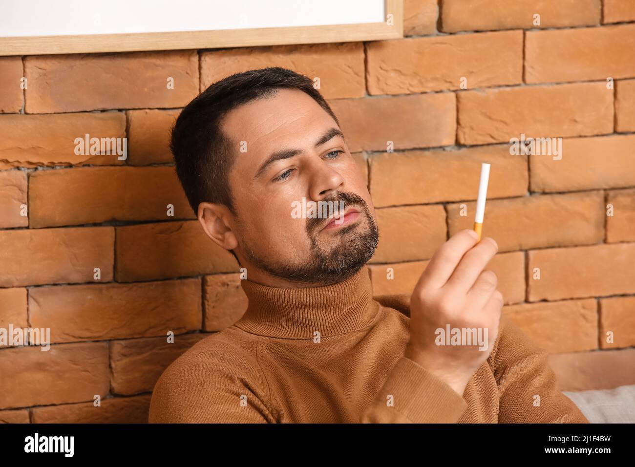 Man rejecting cigarette not woman hi-res stock photography and images ...