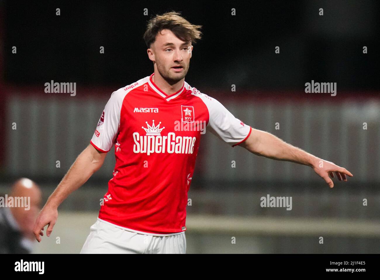 MAASTRICHT, NETHERLANDS - JANUARY 15: Mart Remans of MVV Maastricht ...
