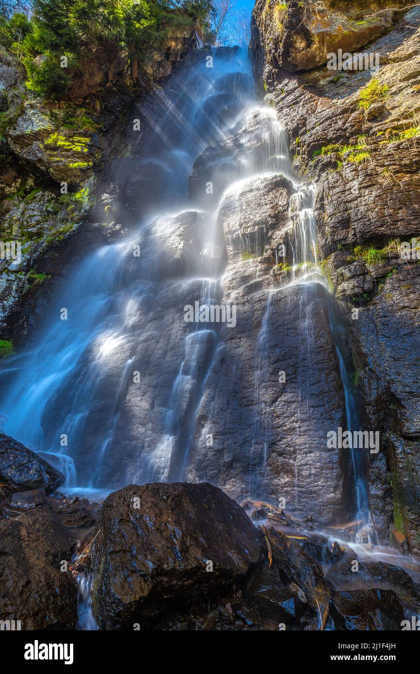 Cascading stream near village hi-res stock photography and images - Alamy