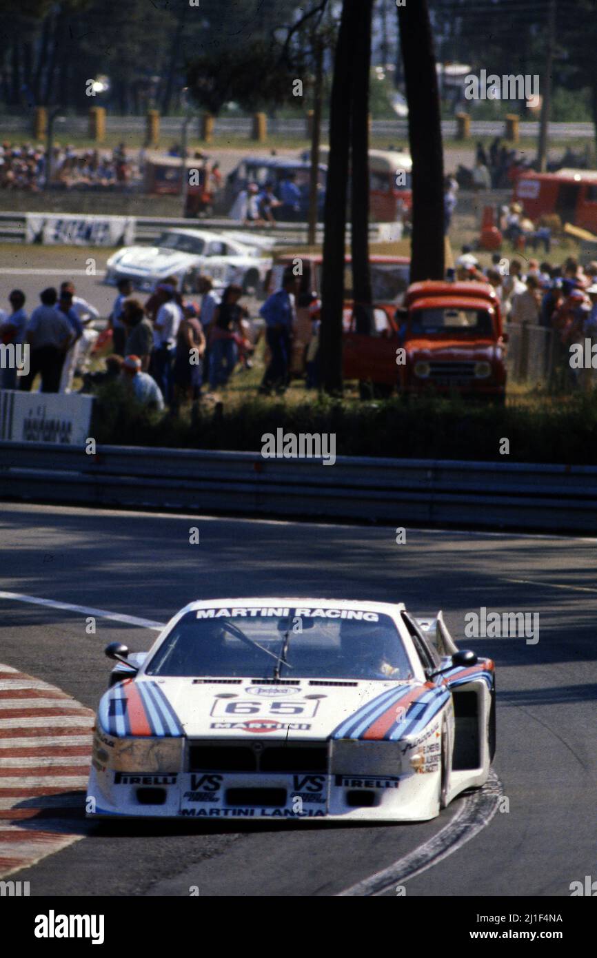 Michele Alboreto (ITA) Eddie Cheever (USA) Carlo Facetti (ITA) Lancia ...